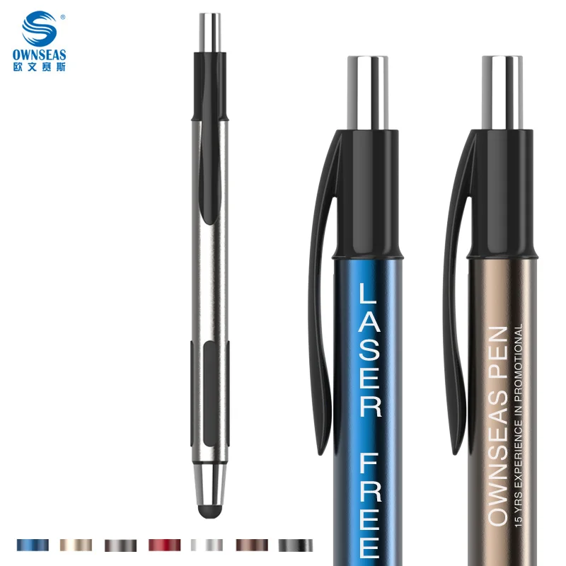 Multi Functional Stylus Metal Pen With Laser Logo For Company Brand Or ...