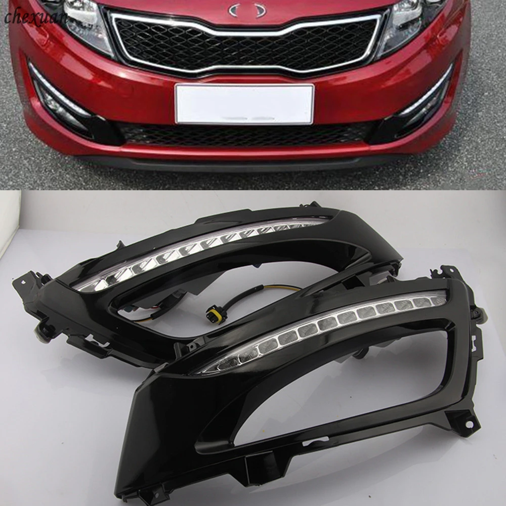 Car-DRL-For-KIA-Optima-K5-2010-2011-2012-2013-Daytime-Running-Lights ...