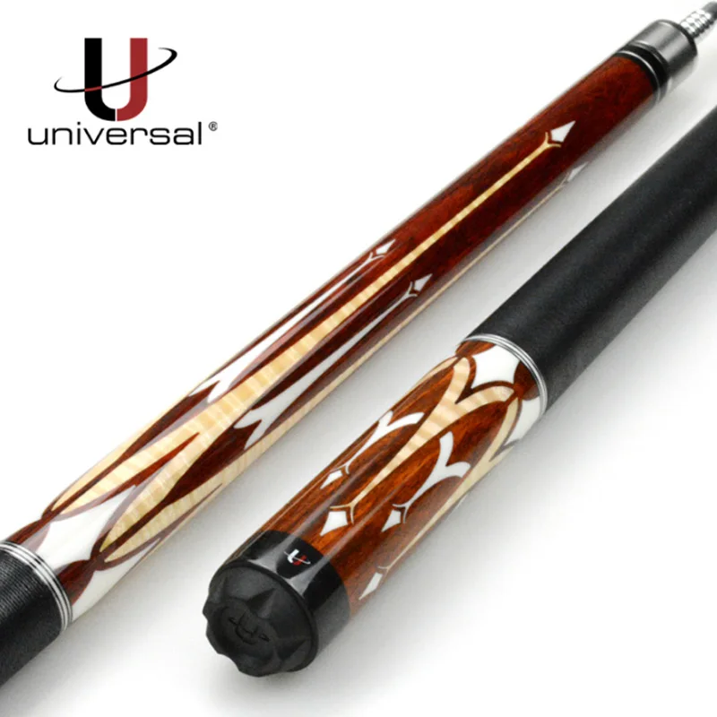 New-Universal-Sculpture-Pool-Cue-12-75mm-Tip-UN111-7-Black-8-with ...