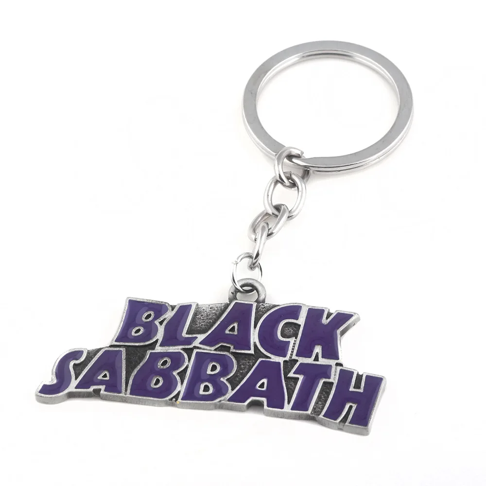 Punk Rock Band Black Sabbath Unisex Keychain Heavy Metal Key Ring ...