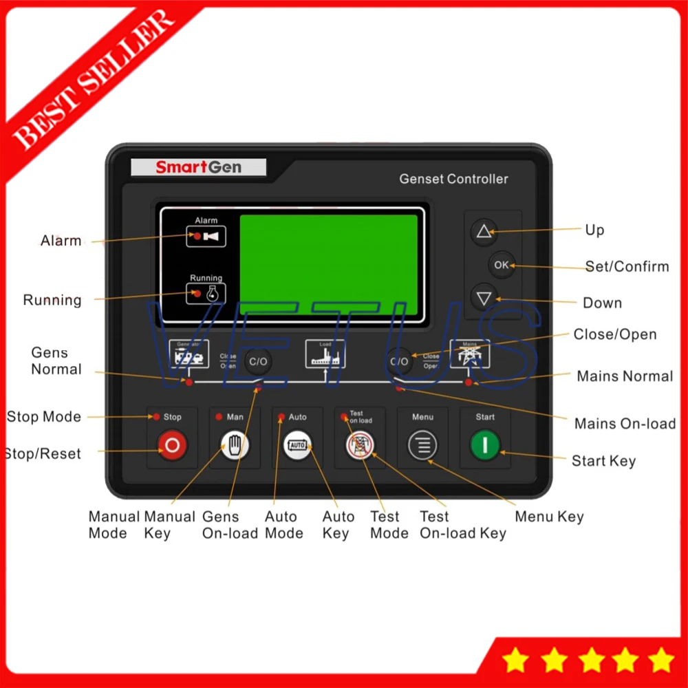 LCD-Display-Genset-Controller-For-Automatic-Control-Genset-monitoring ...