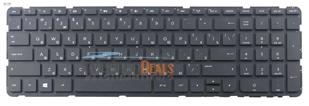 Russian Keyboard for HP Pavilion 15 15 e 15 n 15 e000 15 n000 15 n200 ...