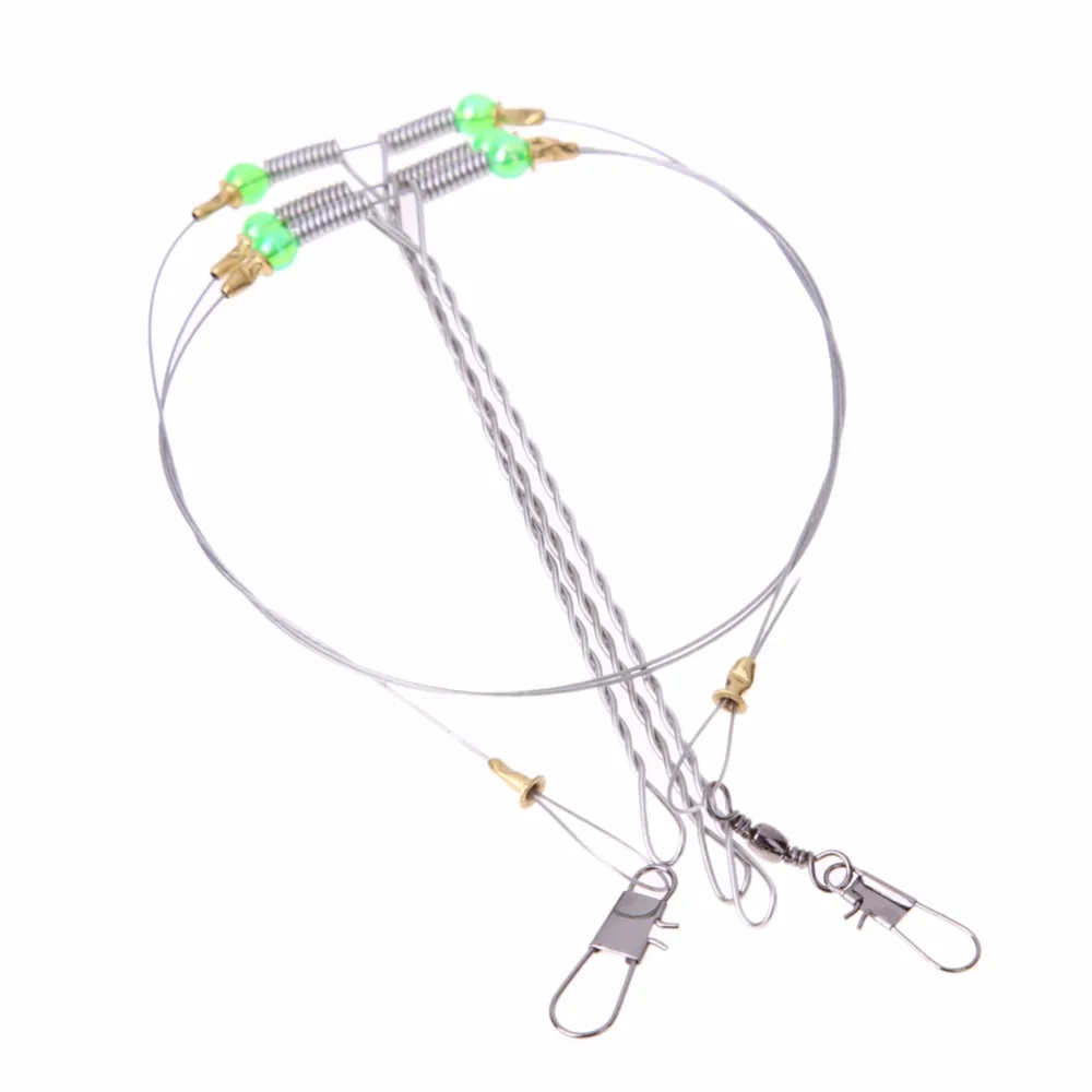 5pc/set 6 Swivel String Fishing Hook Anti Winding Practical Steel Sea ...