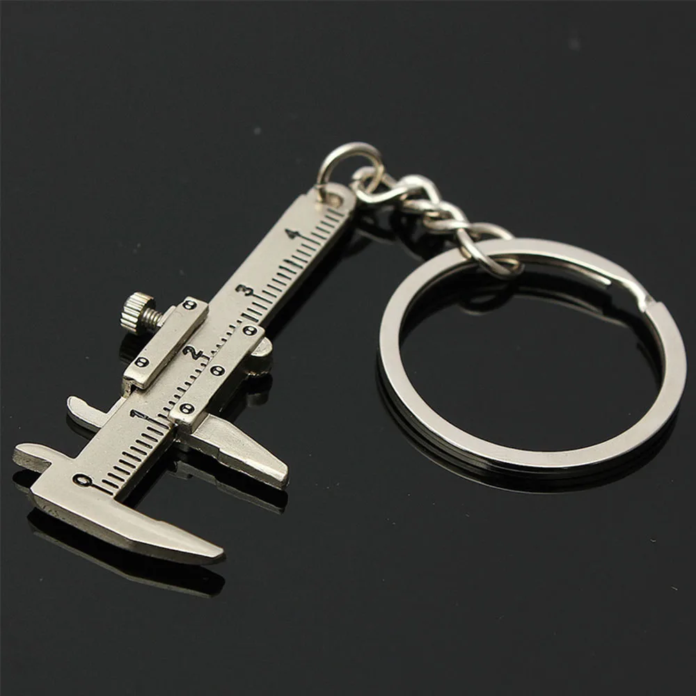 1pc 3d Classic Movable Vernier Caliper Ruler Model Key Chain Keyring ...