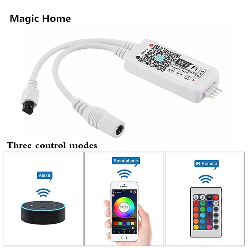 Magic Home Dc 5v-28v Mini Rgb Rgbw Ir Controller Wifi Mini Wireless ...