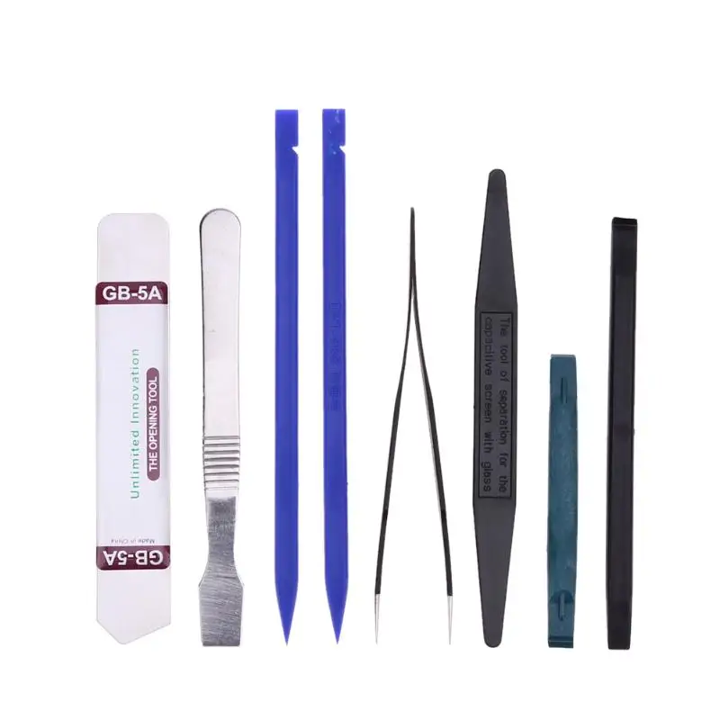 8 In 1 Mobile Phone Opening Repairing Tool Pry Tools Set Kit Opener For ...