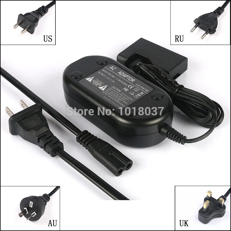 AC Adapter Charger For Canon EOS Rebel T3 Kiss X50 1100D 1200D 1300D ...