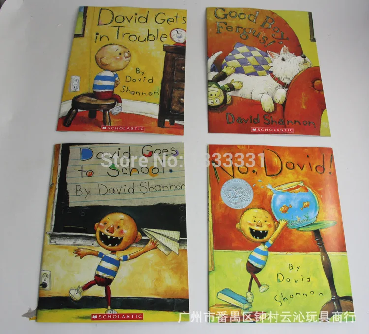 Free shipping Original Picture book NO DAVID kids books children ...