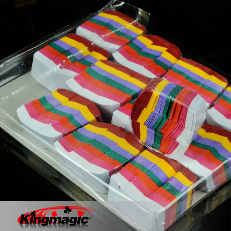 Colorful Snowflakes Finger Snow Storm snow paper Magic Tricks Props ...