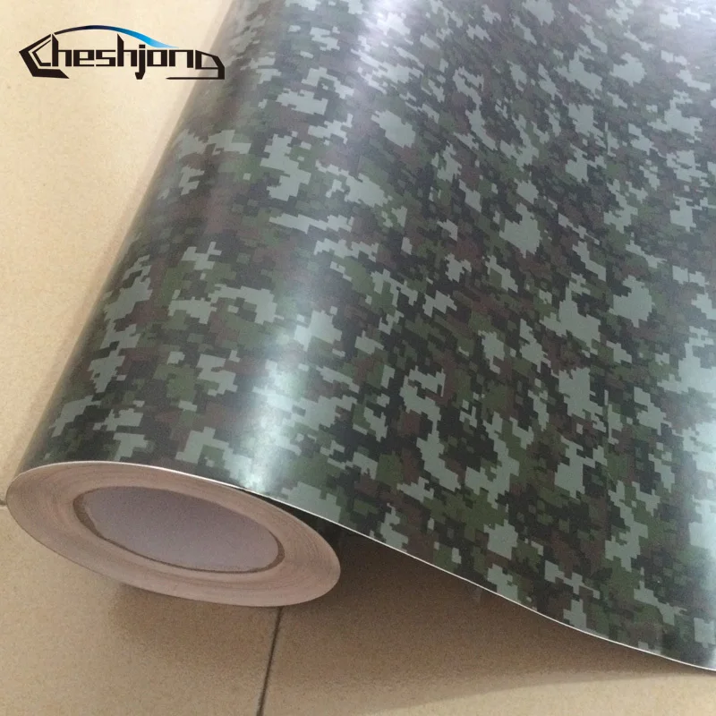 Military Green Digital Camouflage Vinyl Car Wrap Camo Vinyl Roll Film ...