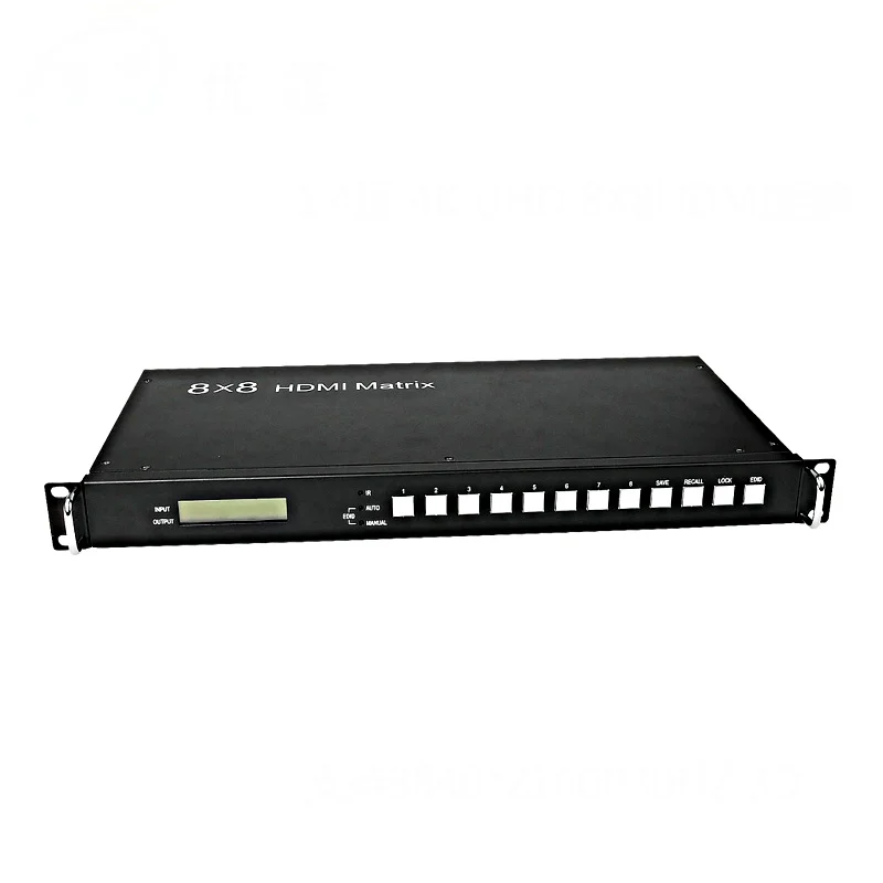 Free shipping!HDMI true matrix 8x8, HDMI V1.4, Support 4K*2K, Full HD ...