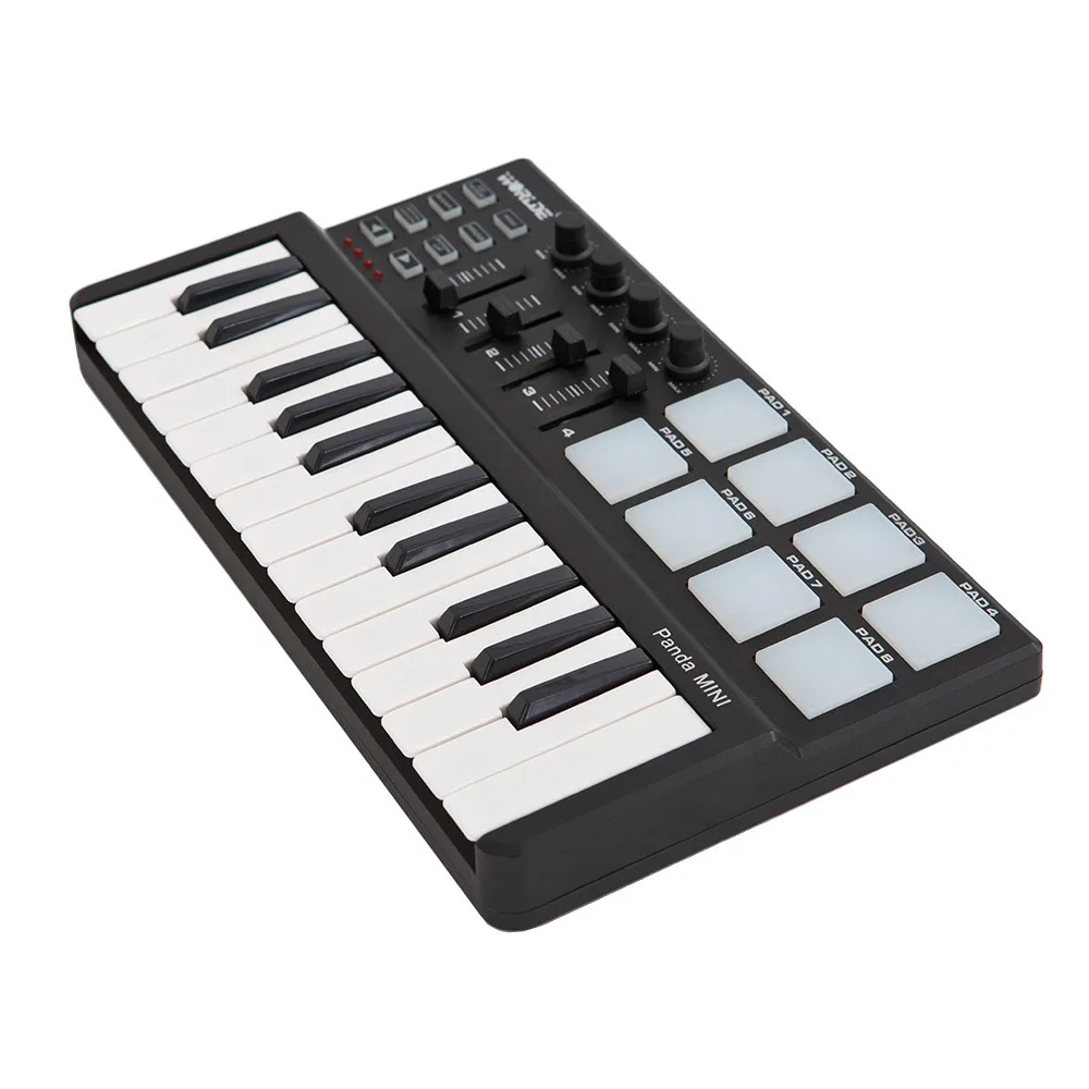 WORLDE-Panda-MIDI-Teclado-Controlador-e-Drum-Pad-25-Teclas-Ultra-Port ...