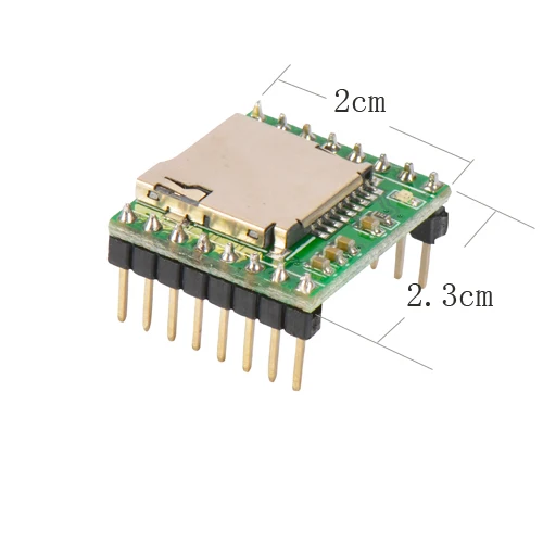 Fast Free Ship 5PCS/LOT JQ8900 TF Voice Module MP3WAV Decoding Serial ...
