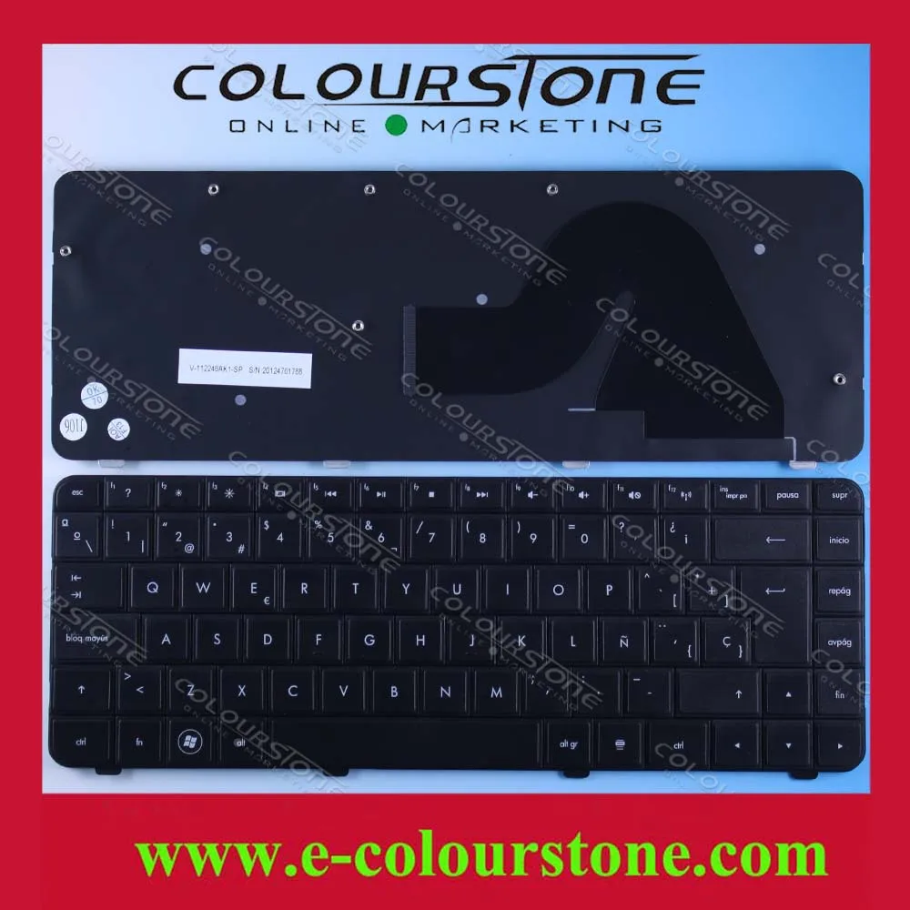 Spanish keyboard for CQ42 Service Laptop SP layout Black|keyboard for ...