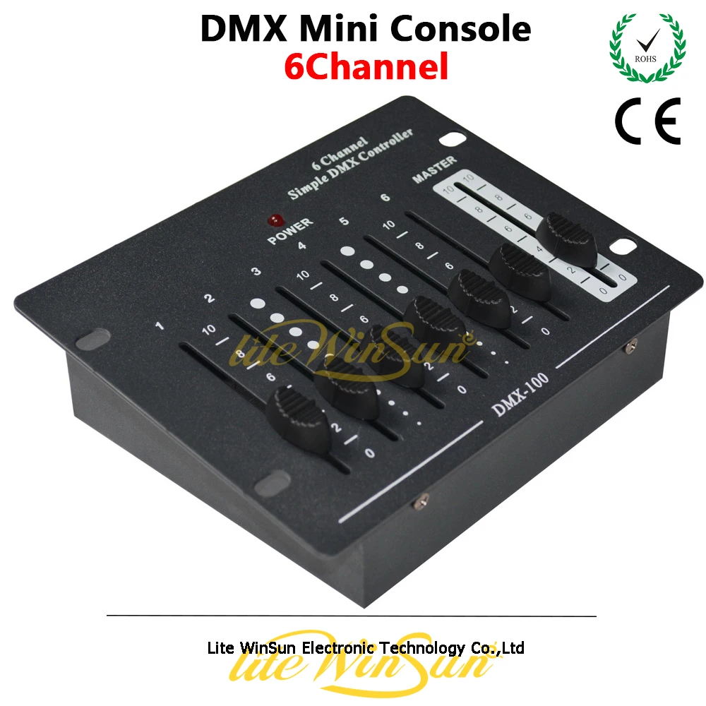 Litewinsune-FREESHIP-6-Channel-Simple-DMX-Console-Stage-Lighting-DMX ...