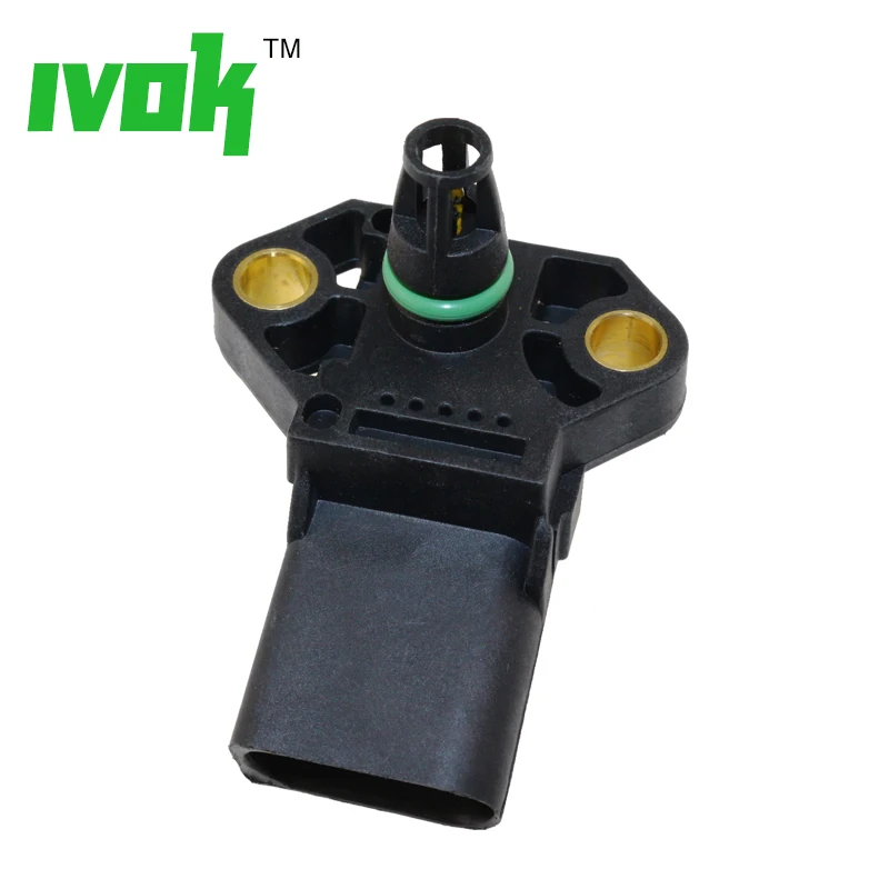 100% Test Intake Air Boost Pressure Map Sensor For Audi VW Seat Skoda ...