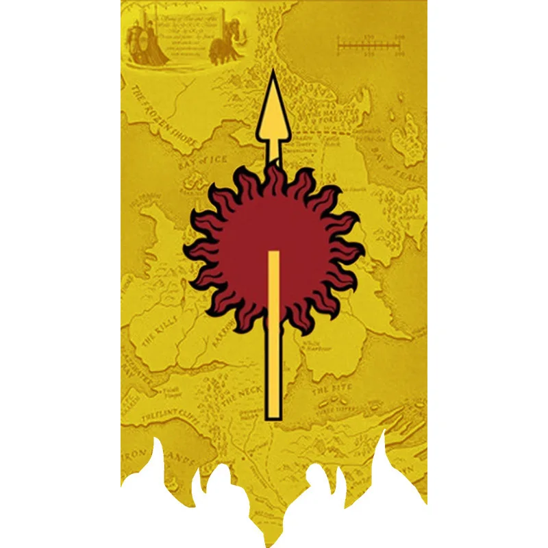 OLOEY 1PC Game of Thrones House Banner Flag Wall Hanging Stark Gardon ...