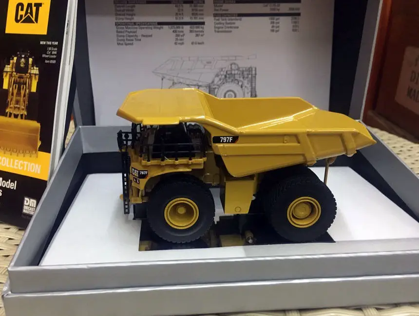 Rare!!! Caterpillar Cat 797F Mining Truck Elite 1/125 Scale Metal Model ...