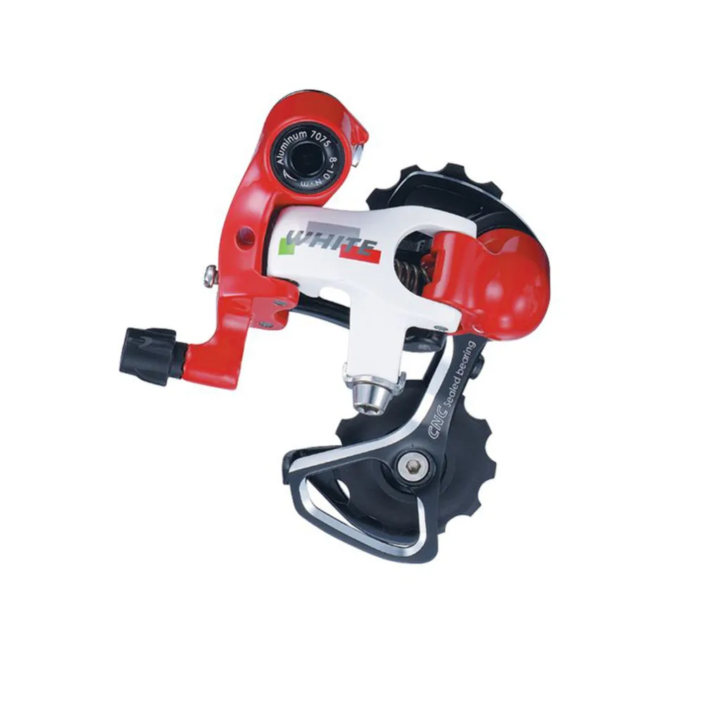 Original microSHIFT Bicycle 10 Speed Rear Derailleur Double Red Road ...