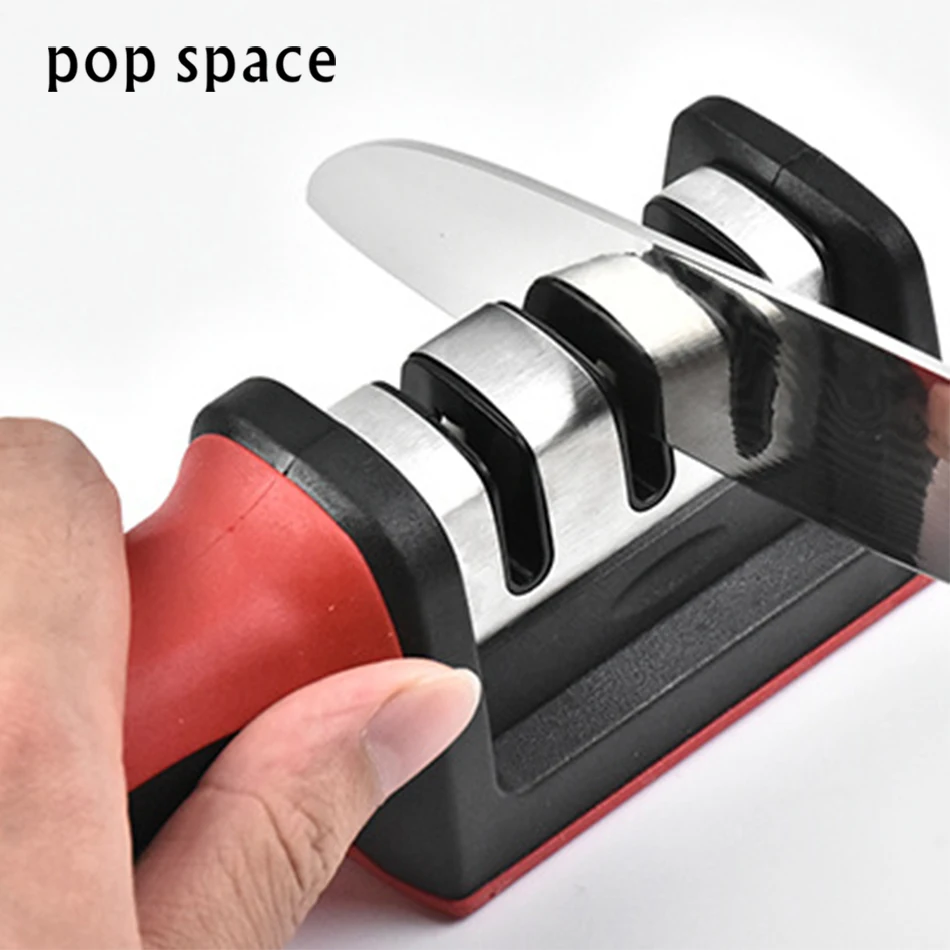 Professional Knife Sharpener Stainless Steel Ceramic Knife Sharpening ...