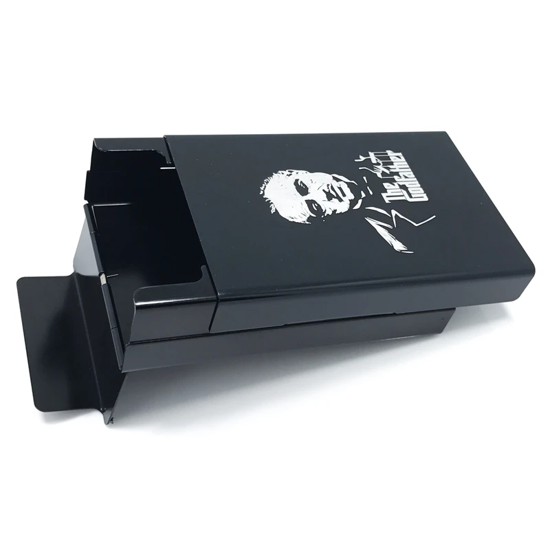 Laser Engraving The Godfather Cigarette Case Novelty Metal Cigarette ...