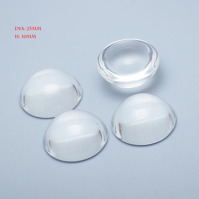 Aliexpress.com : Buy 25mm Round Glass Cabochon Clear Dome Cameo ...