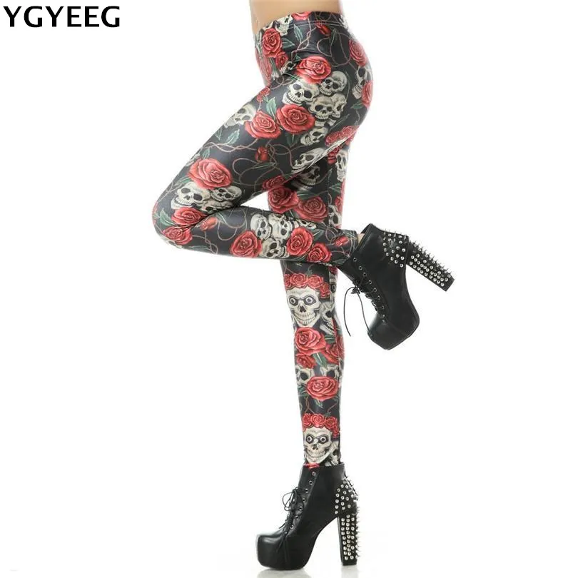 Ygyeeg High Quality Women Leggings Multicolor 3d Digital Printing