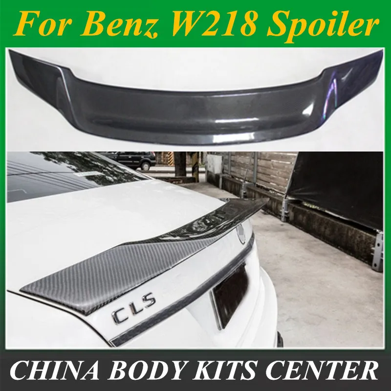 CLS Class Renntech Style Carbon Fiber Trunk Spoiler for Benz W218 ...