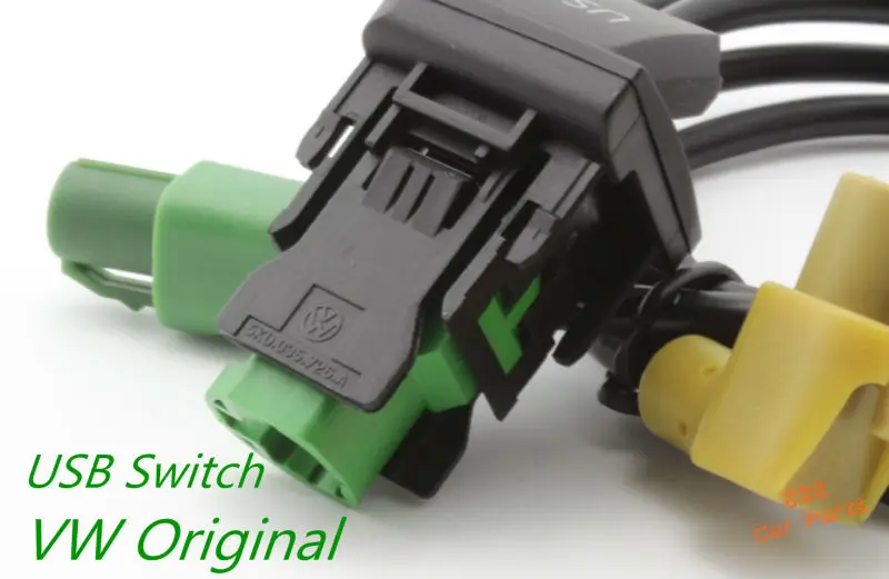 Купить VW оригинальный usb кабель переключателя подходит для vw гольф ...