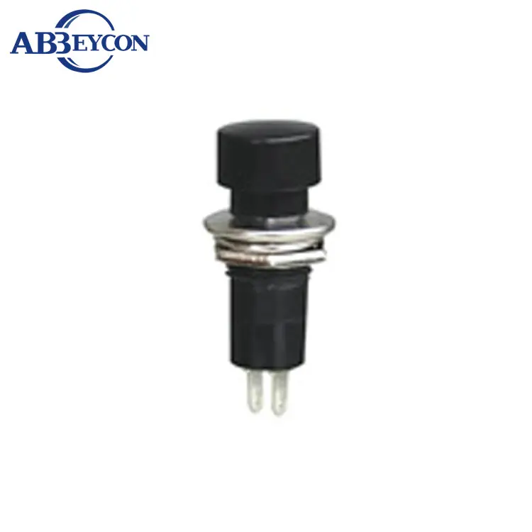 NS148 PBS 16A Latching ON OFF 2 PIN black button push switch 12mm push ...