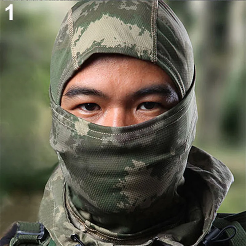 Bluelans Tight Camouflage Balaclava Hunting Outdoor Ski Protection Full ...