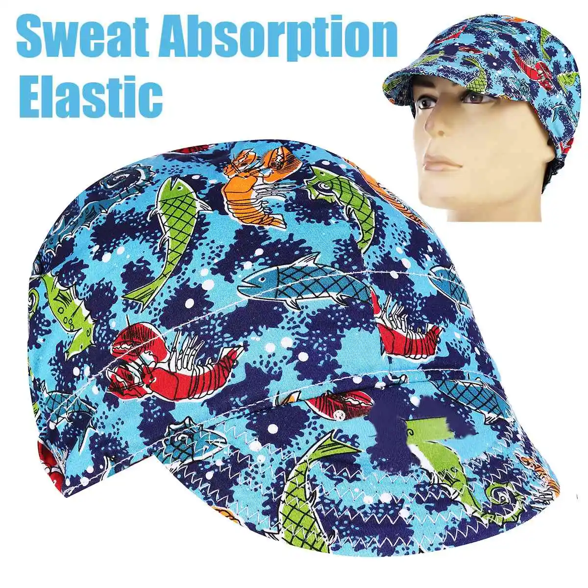 FORGELO Cotton Welding Cap Hat Welders Retardant Cotton Helmet ...