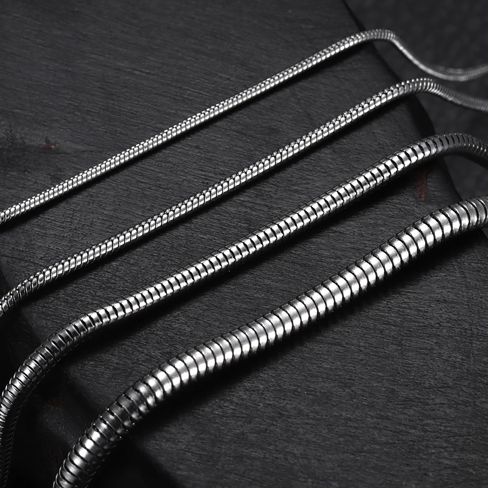 Stainless Steel Finished Chains Necklace Snake Chain with Lobster Clasp ...