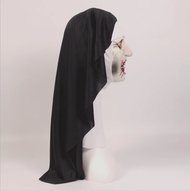 The Conjuring 2 Cosplay nun mask Halloween terror make up mask Tricky ...