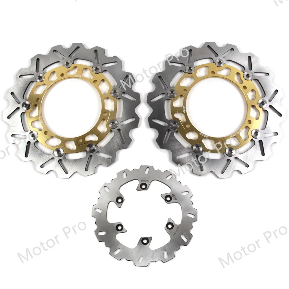 For Yamaha Yzf R1 1998 1999 2000 2001 Front Rear Brake Disc Disk Rotor ...