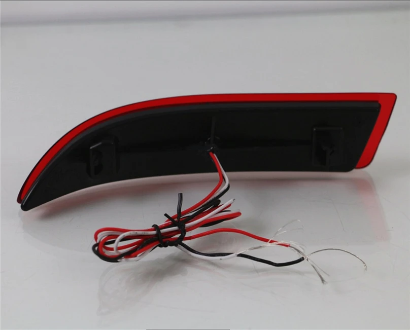 Car Flashing LED Rear Bumper tail light Brake Lights daytime running ...