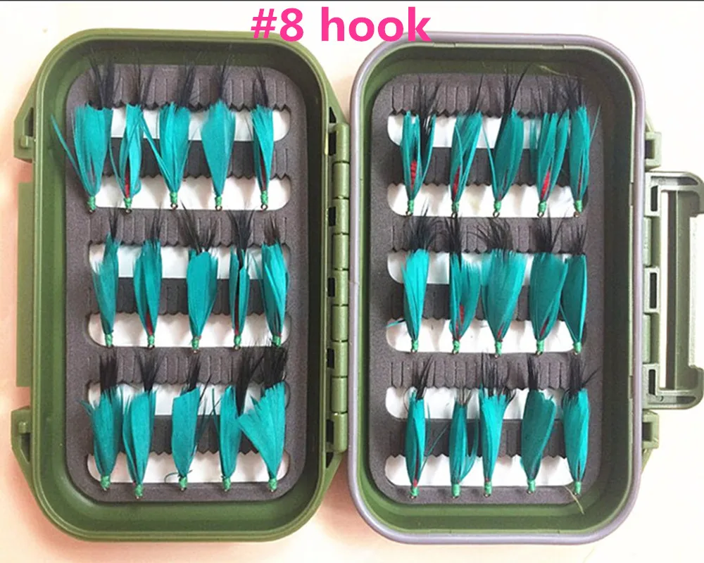 Wholesale Top quality dry fly lures 40pcs brand new various fly fishing ...