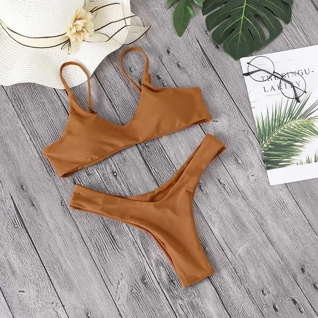 Buy Minimalism Le 2019 New Bikinis Sexy Bandeau Women