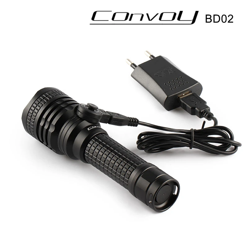 New Convoy Bd02 Flashlight Cree Xml2 U2 Led 18650 Flashlight Led ...