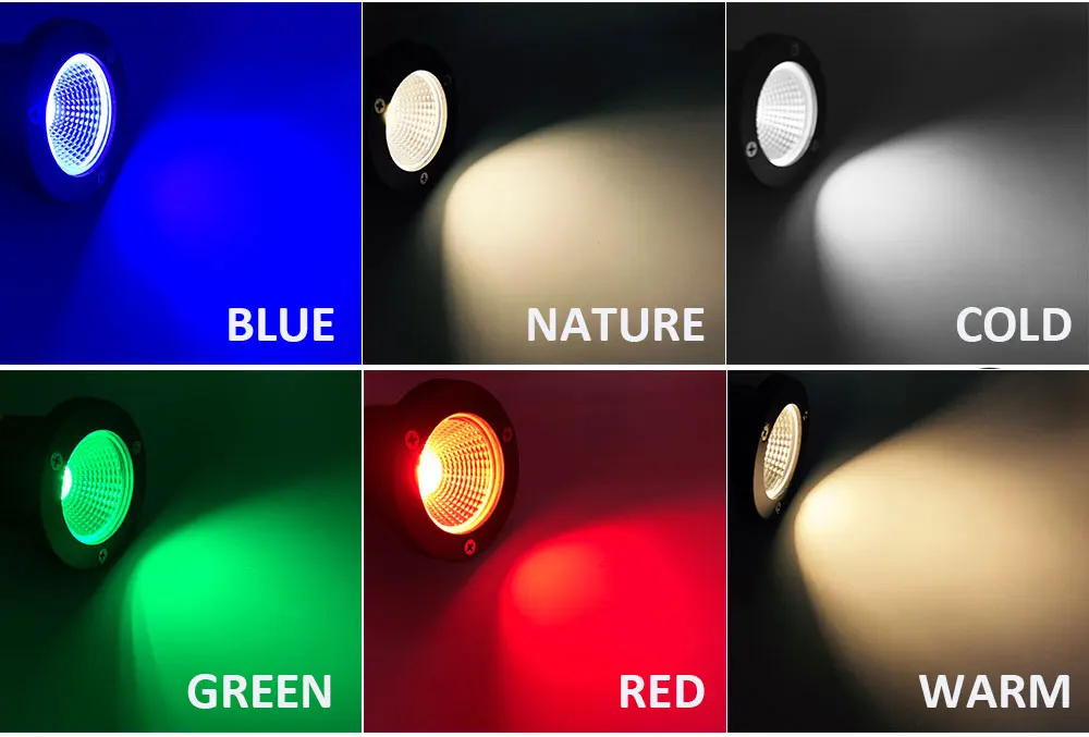 6 шт 7 Вт 10 Вт Ip65 светодиодный светильник водонепроницаемый светодиодный ландшафтный