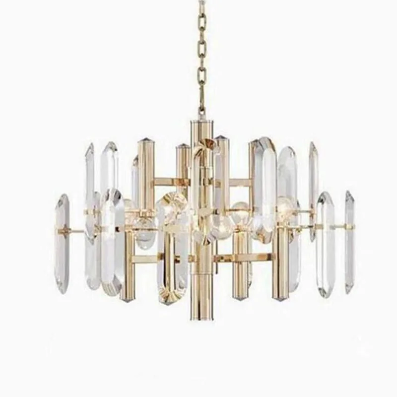 Luxury Luster Crystal Pendant Lights LED Modern Luster Minimalist ...