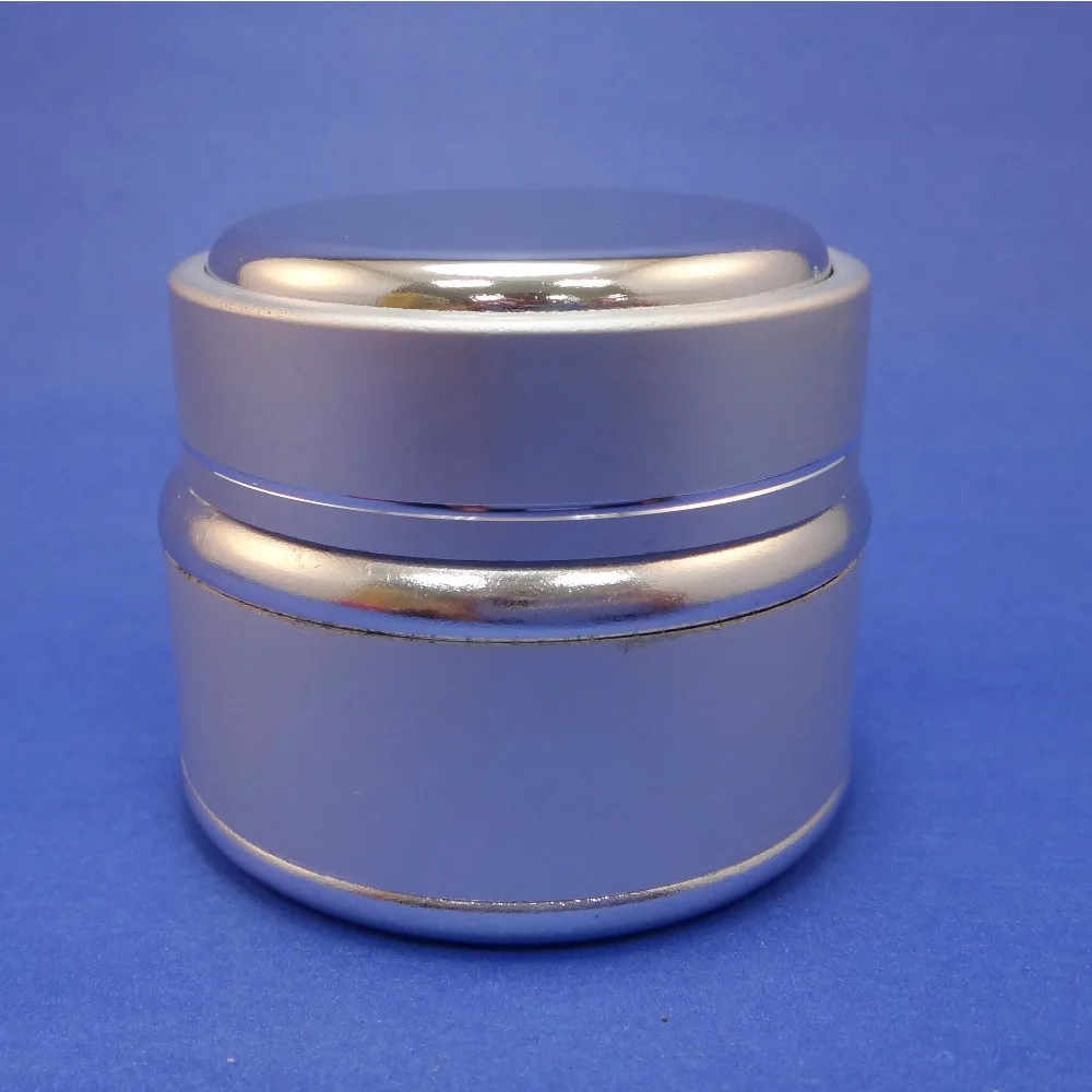 18 Pcs 30g Empty Ceramic Sliver Jar Cosmetic Container with Aluminum ...