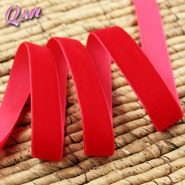 Wm 10 야드 로트 1 인치 25mm 레드 벨벳 리본|velvet ribbon|ribbon free shippingred ...