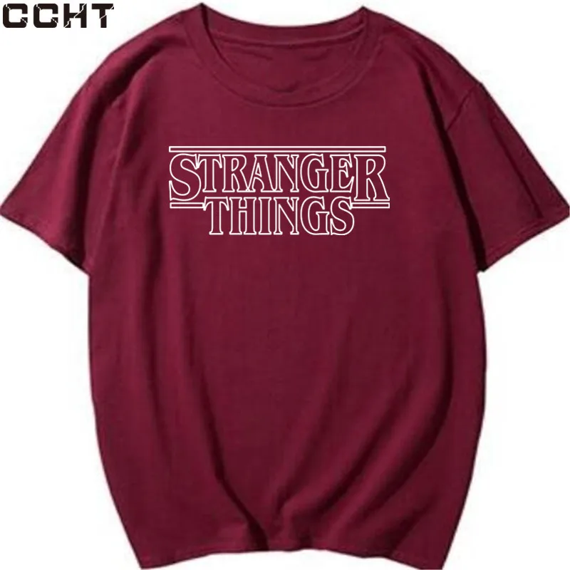 mens t shirts fashion Stranger Things Men T Shirt 2018 Summer Cotton ...