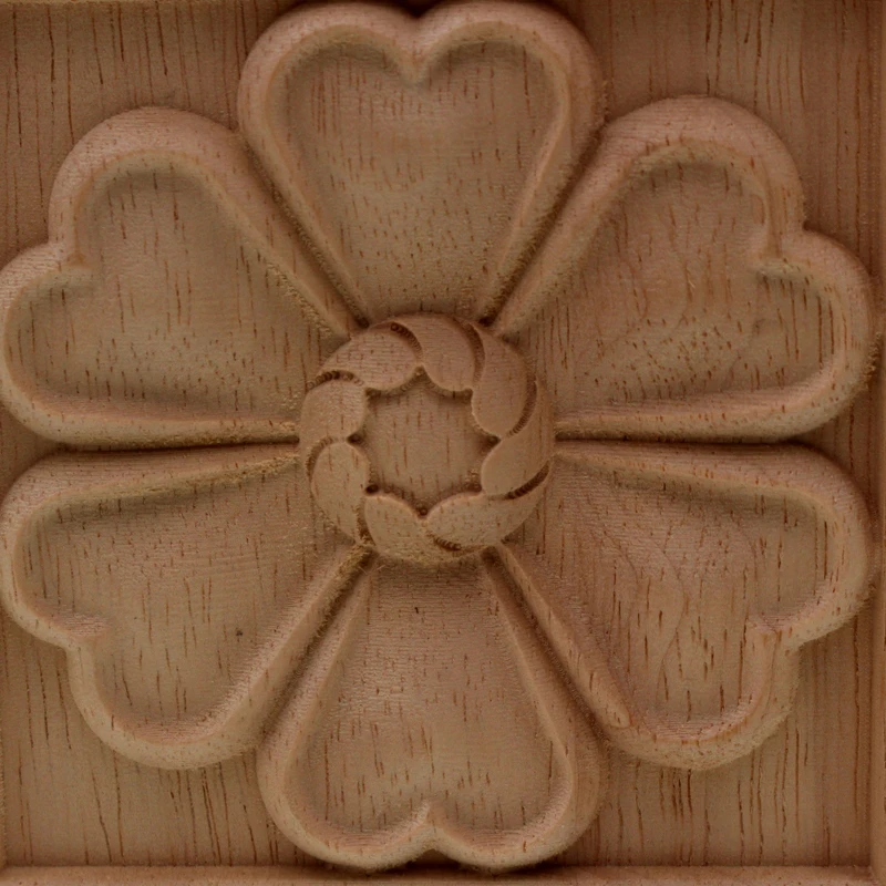 Simple Wood Carving Flower