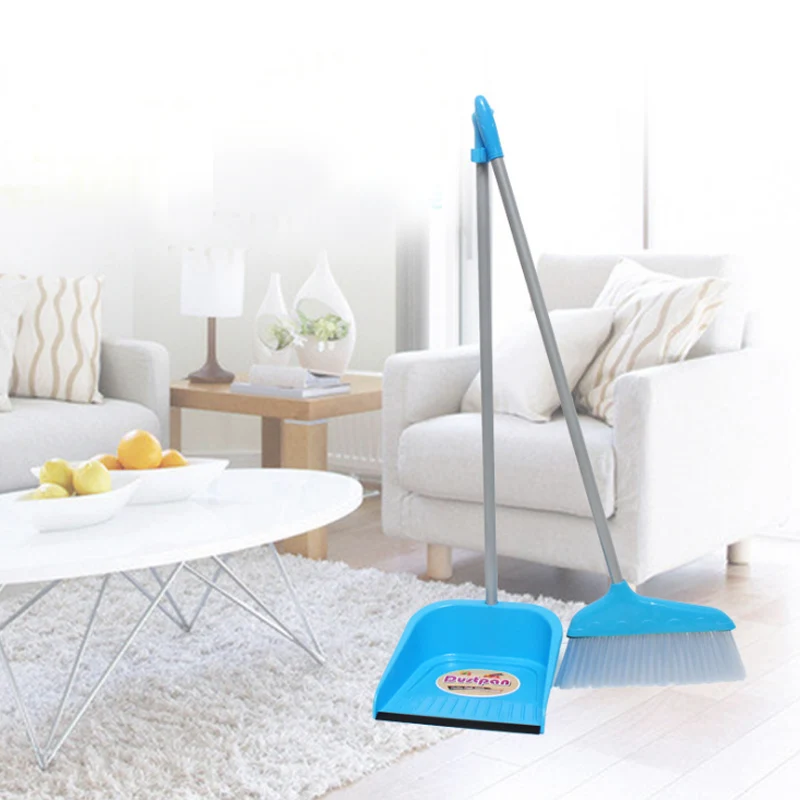 Plastic broom and dustpan set combination household cleaning products ...