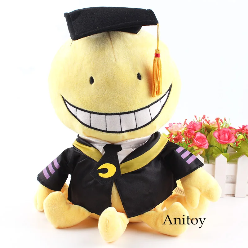 Anime Assassination Classroom Pulsh Toy Korosensei Plush Doll Staffed ...