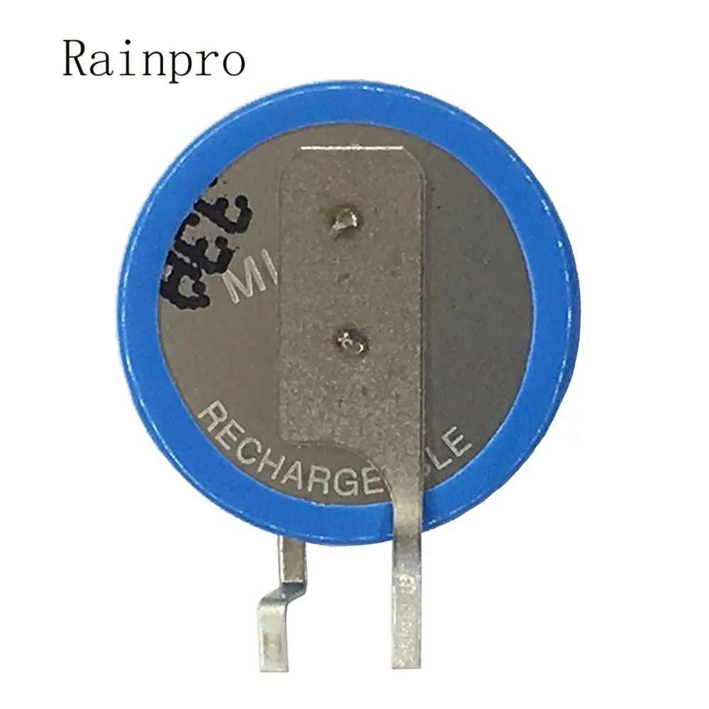 2pcs/lot Ml1220 1220 3v 18mah Buttons Rechargeable Lithium Batteries Li ...