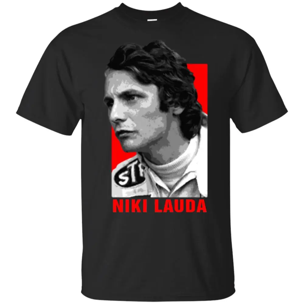 Niki Lauda Black T-Shirt New Casual Men Creative Man'S Short Sleeve Tee ...