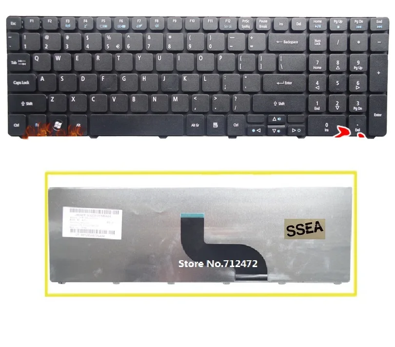 SSEA-New-US-Keyboard-English-For-Gateway-NE56R31U-NE56R34U-NE56 ...